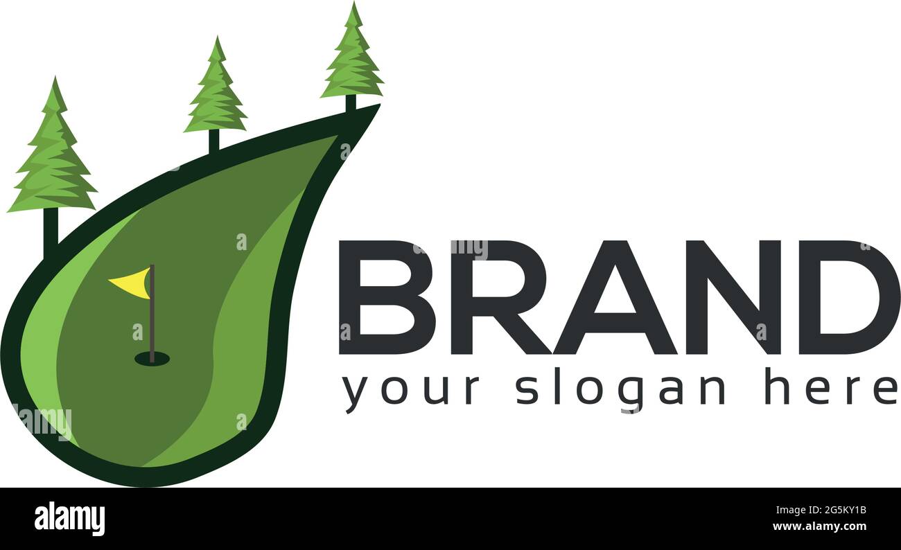 Golf course logo template. Golf sports Stock Vector Image & Art - Alamy