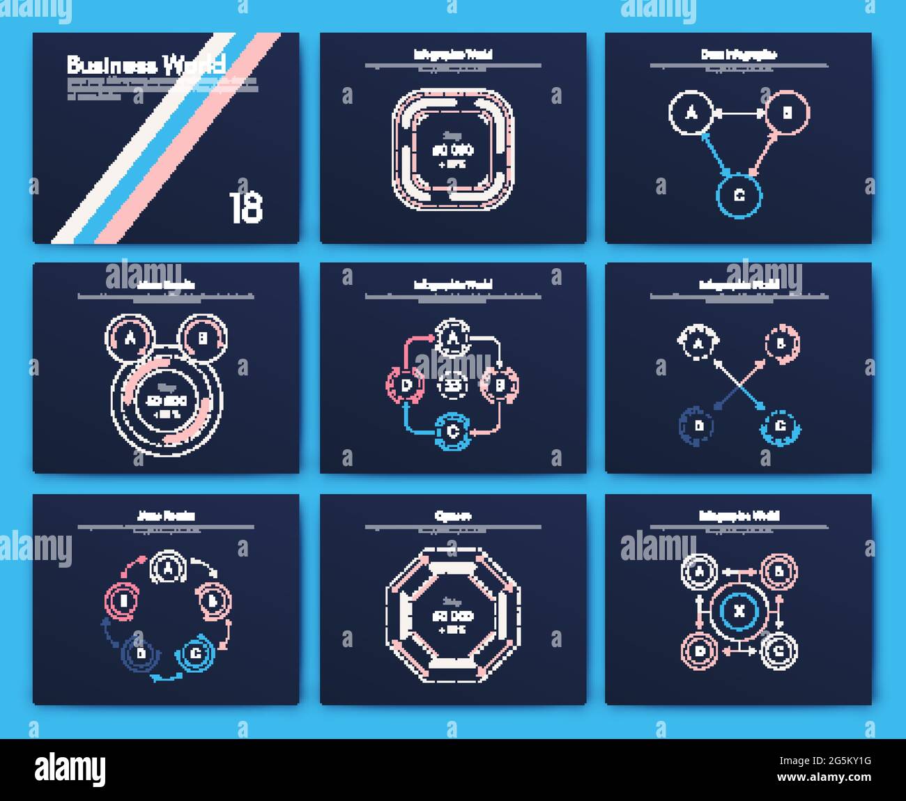 Modern infographic vector elements for business brochures. Use in ...