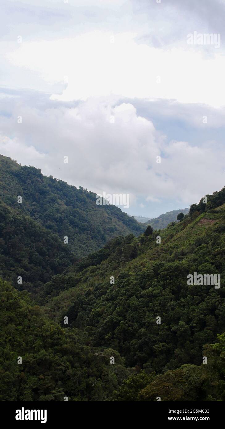 Beautiful shot of a hill station Stock Photo - Alamy