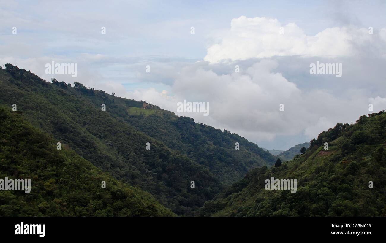 Beautiful shot of a hill station Stock Photo - Alamy