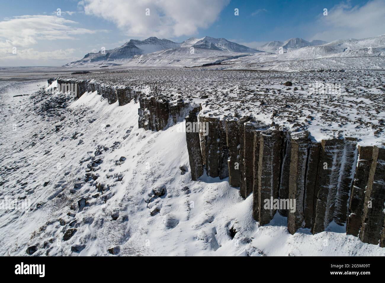 View from gerduberg basalt columns hi-res stock photography and images ...