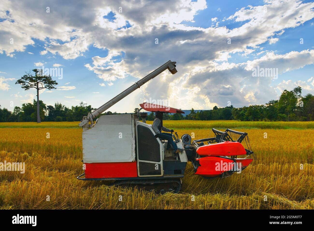 Crop harvester hi-res stock photography and images - Alamy