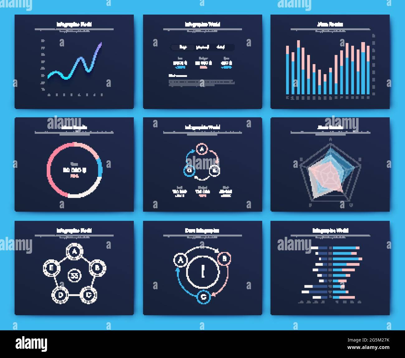 Modern infographic vector elements for business brochures. Use in ...