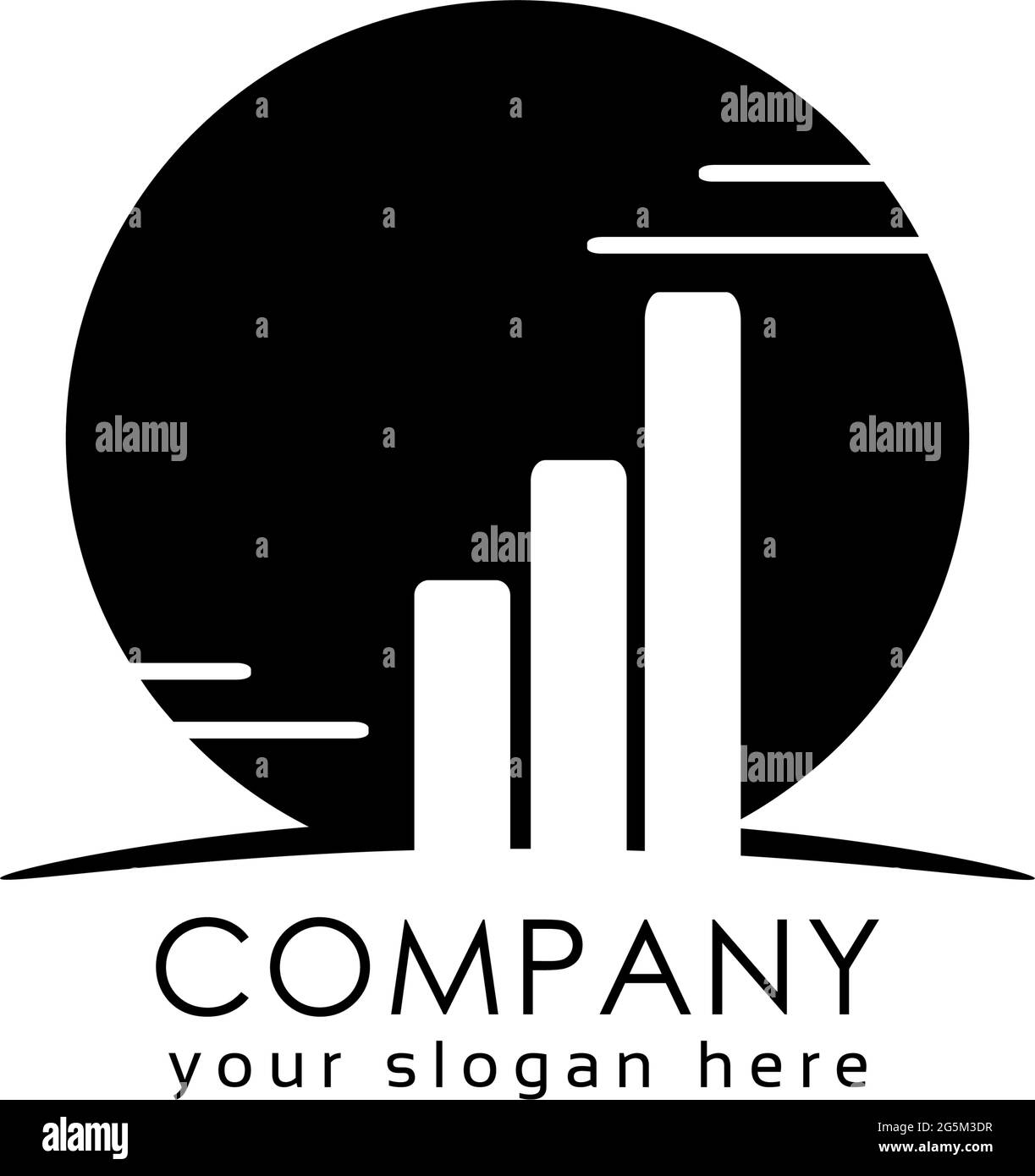 Bar chart in design Black and White Stock Photos & Images - Alamy