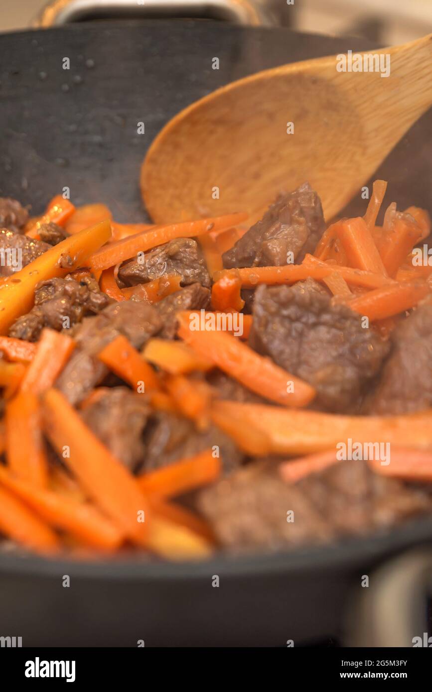 Cooking pilaf in a cauldron. A step by step recipe for cooking pilaf ...