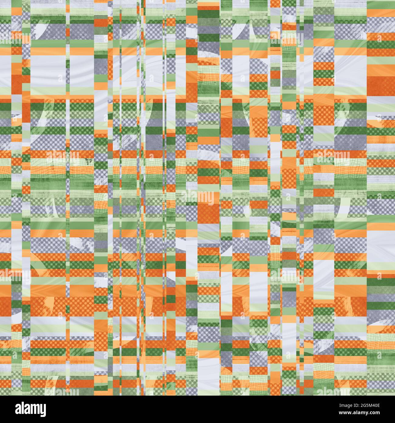 Seamless funky graphic pattern motif of chaotic and psychedelic noise ...