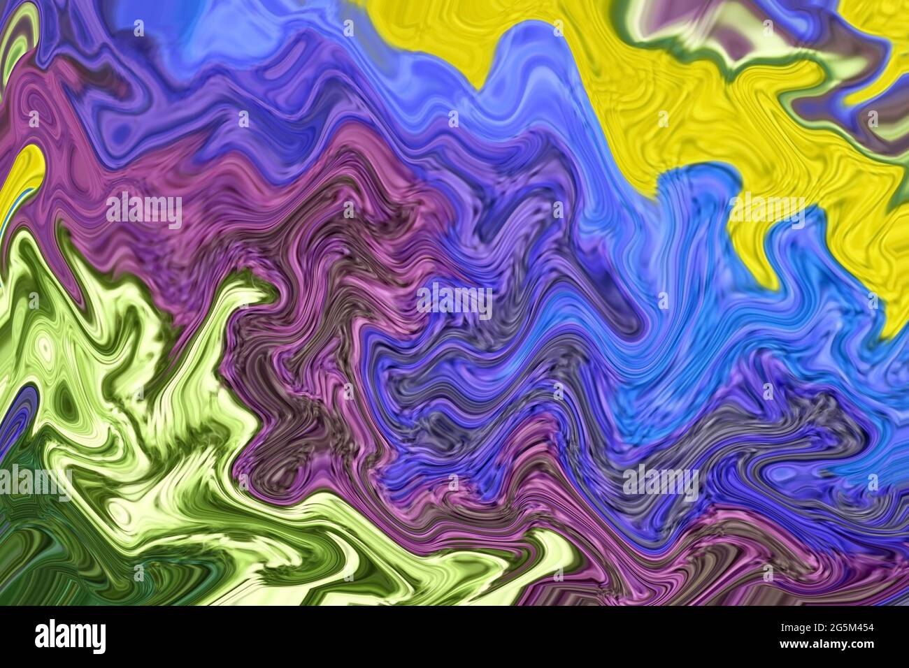 Illustration of Multi-color flowing oil paints texture for abstract ...