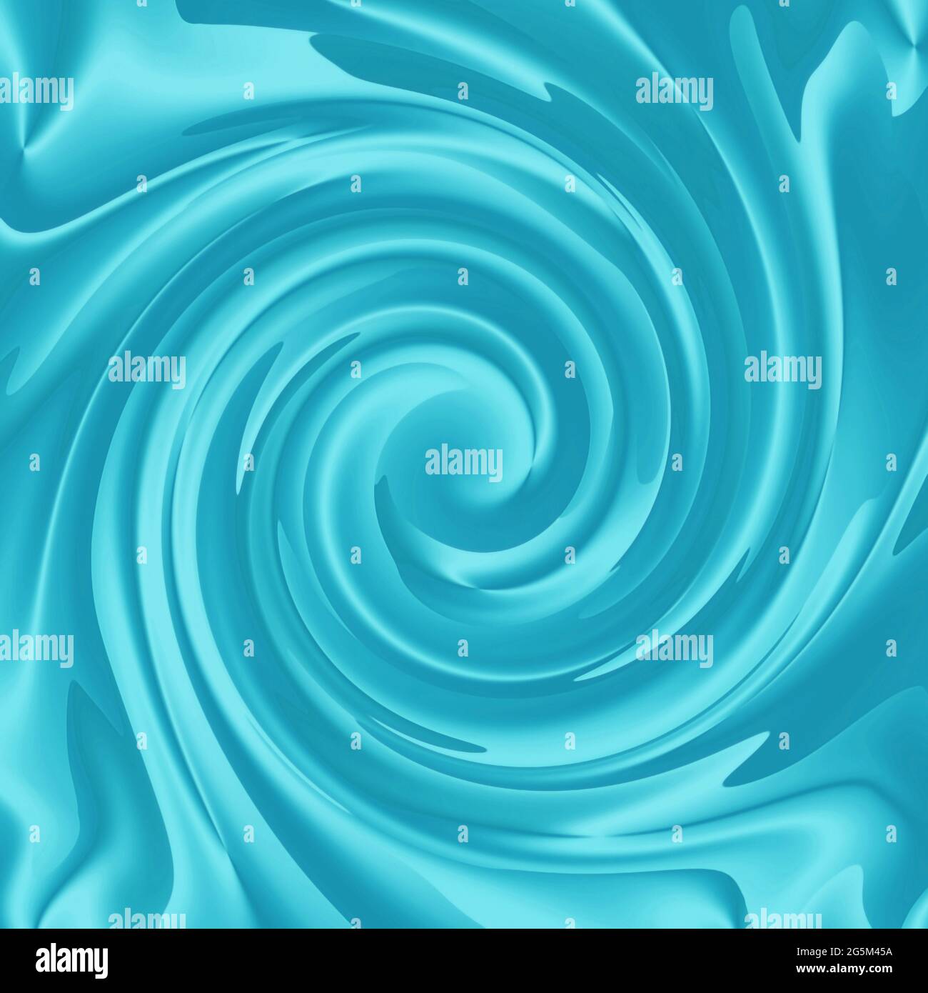 Illustration of gradient turquoise blue abstract spiral shape Stock ...