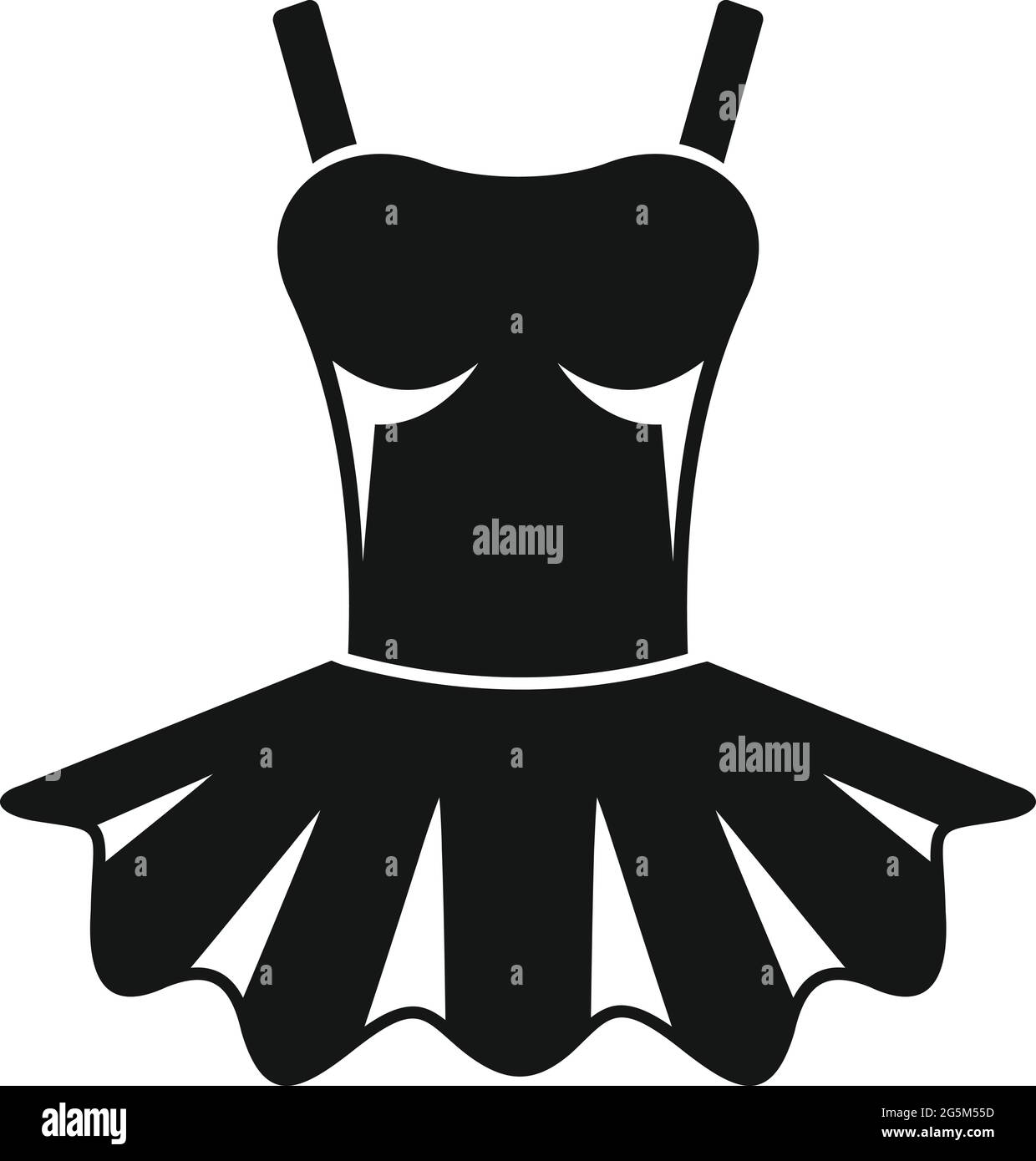 Ballerina clothes icon simple vector. Ballet baby Stock Vector Image ...