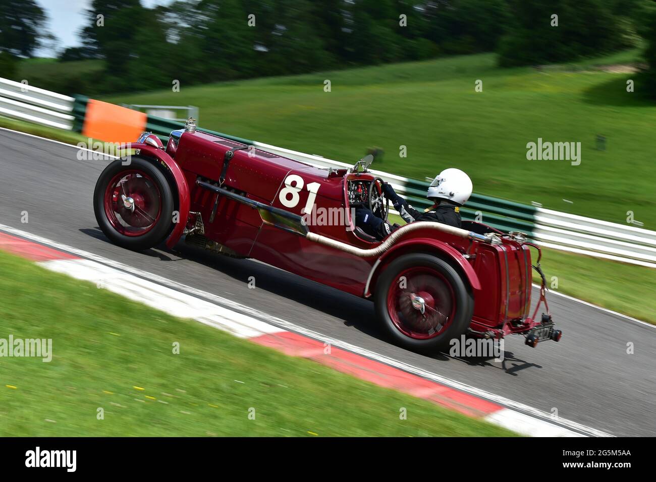 Roger Tushingham, MG N Type Special, racing up the Mountain, Triple-M ...