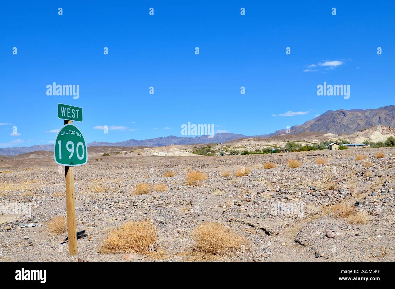California State Route 190 sign Stock Photo - Alamy