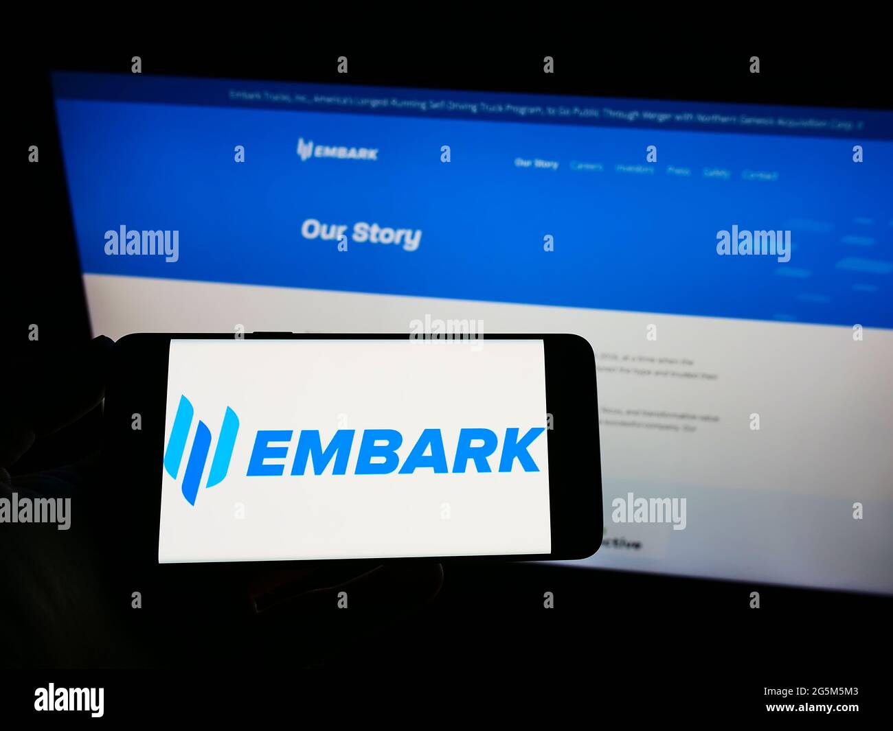 Embark trucks inc hi-res stock photography and images - Alamy