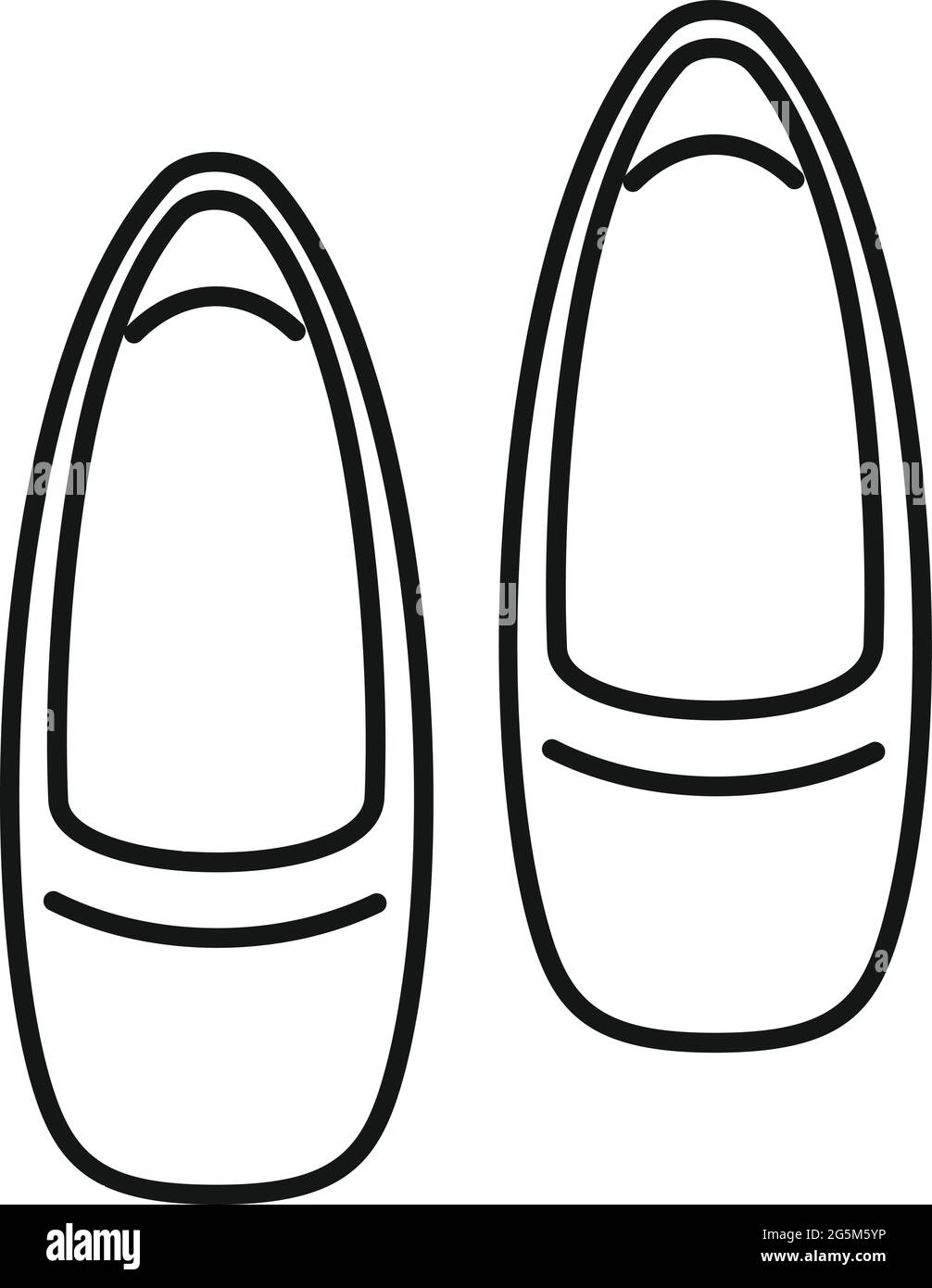 Ballerina shoes icon outline vector. Ballet dance girl Stock Vector ...