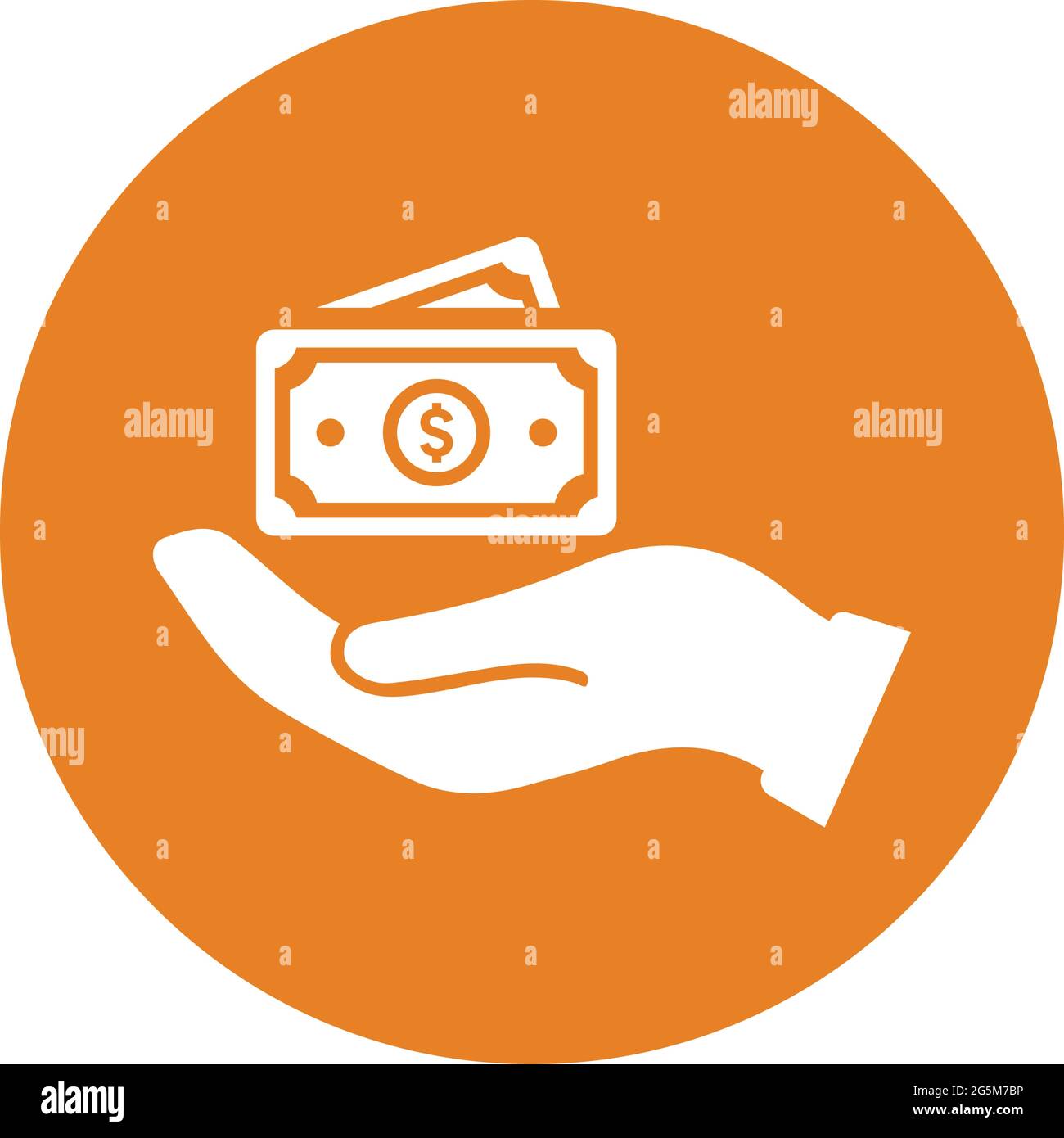 Cash in hand icon - Use for commercial purposes, print media, web or ...