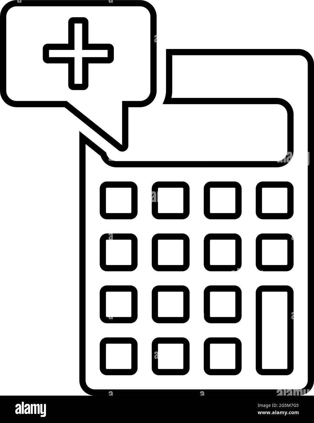 Calculator, calculate icon - Use for commercial purposes, print media ...