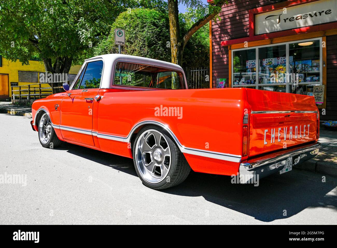 Red Chevrolet CST, Chevy Sports Truck, Fort Langley, British Columbia ...