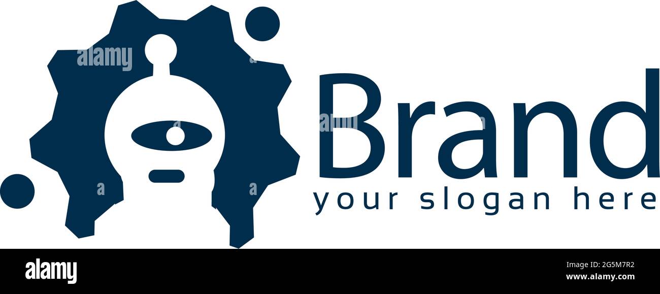 Tank tech logo stock, flat design.. Vector illustration on white ...