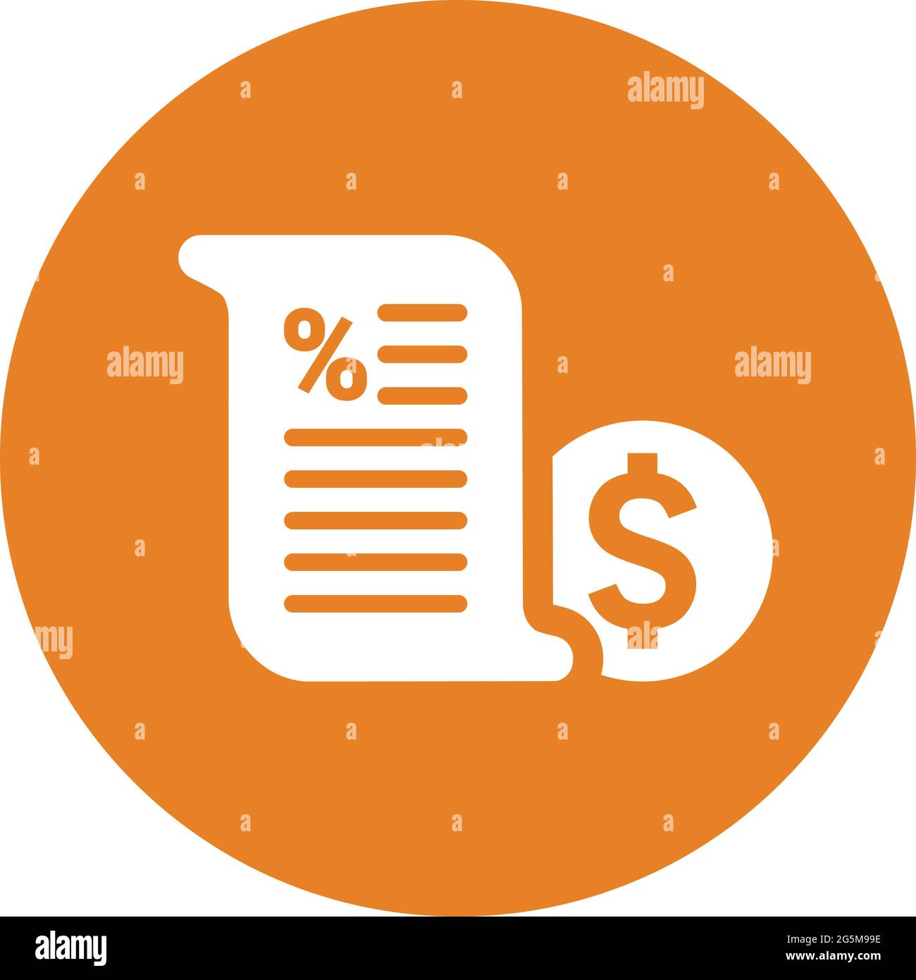 Document, interest rate icon - Simple editable vector EPS file Stock ...