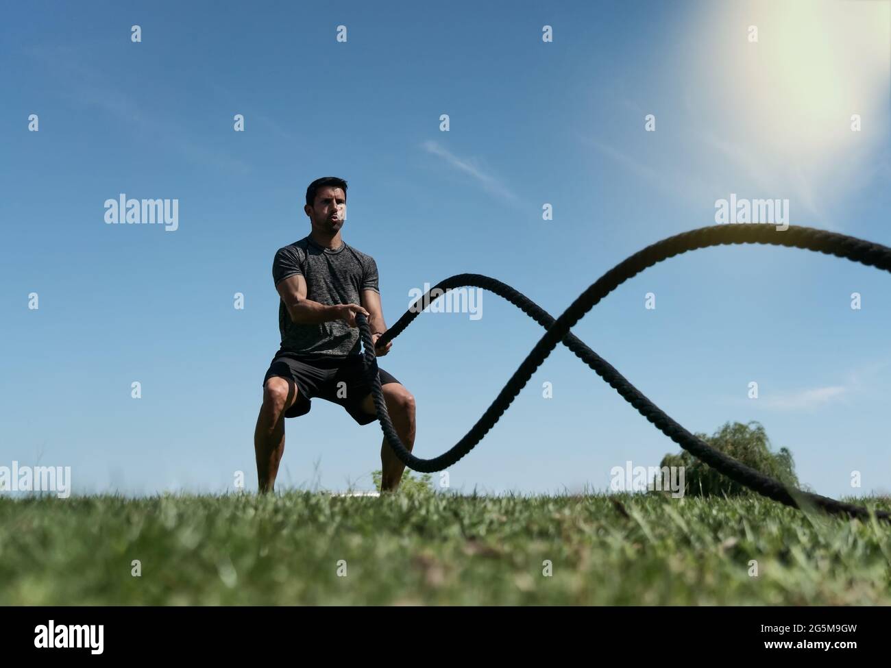 Fitness rope hi-res stock photography and images - Alamy