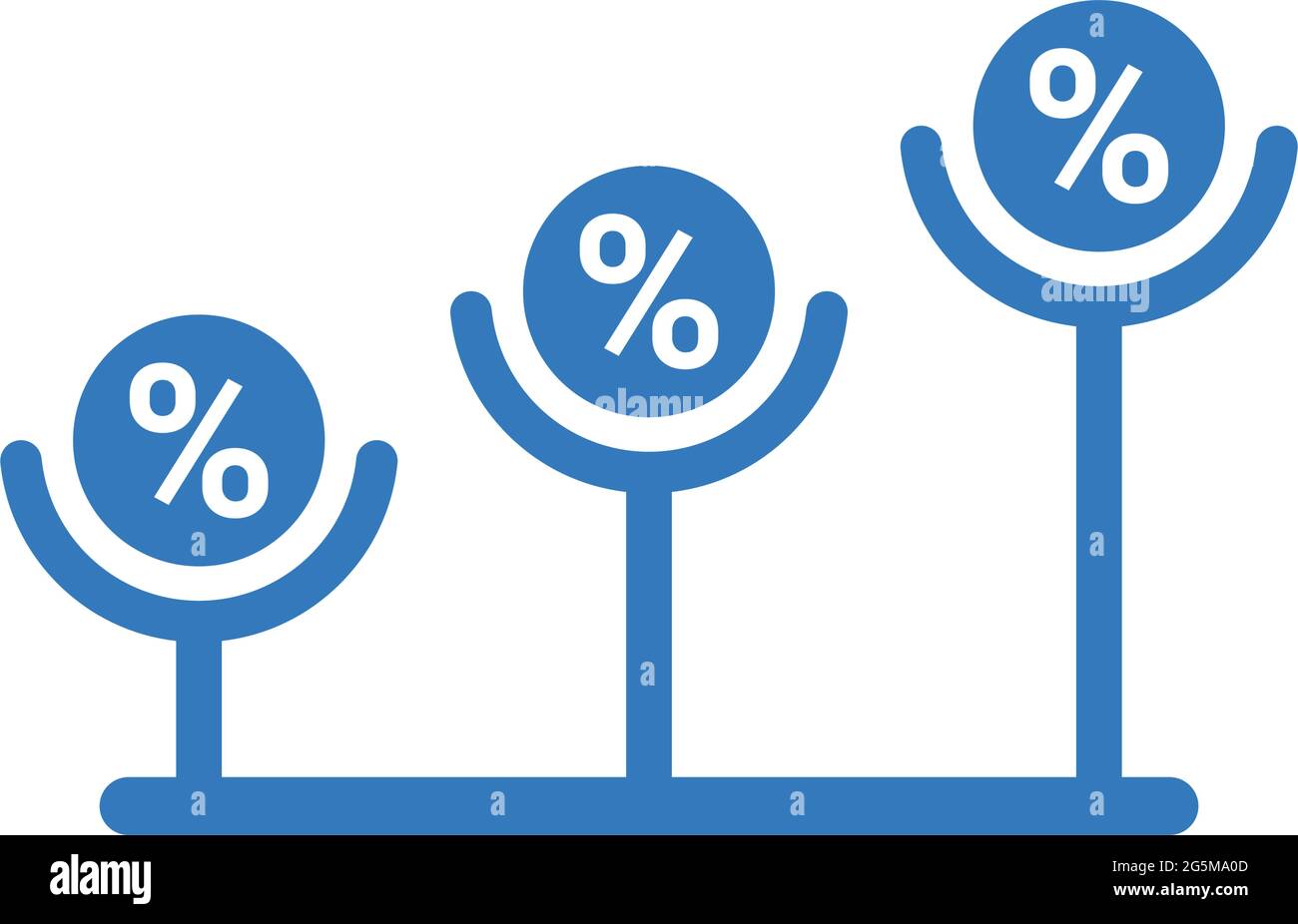 Interest rate, growth icon - Perfect use for designing and developing ...