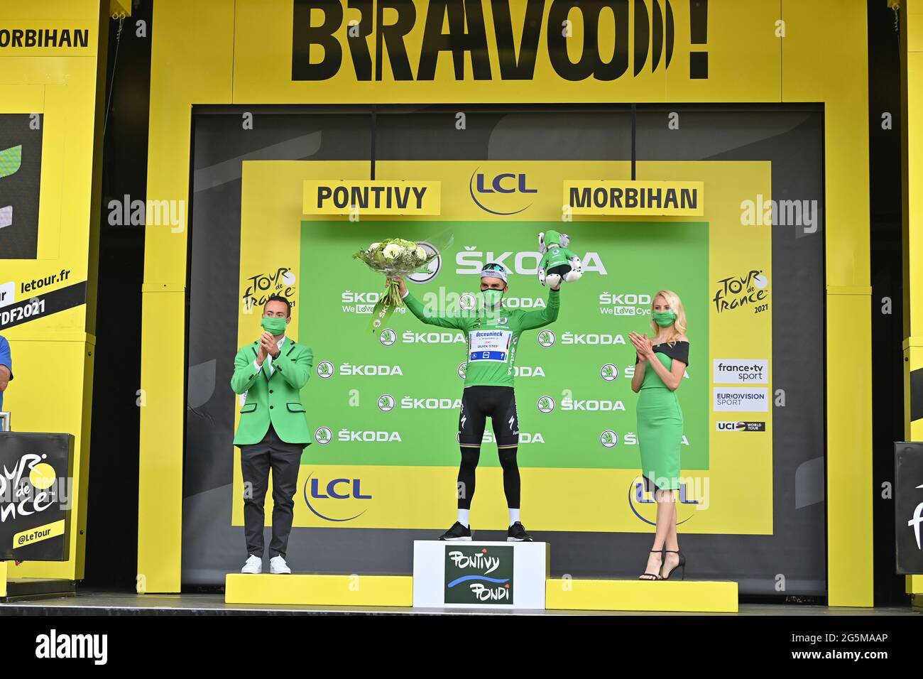 Tour de France 2021 Stage 3 , Lorient to Pontivy.28th June, 2021 ...