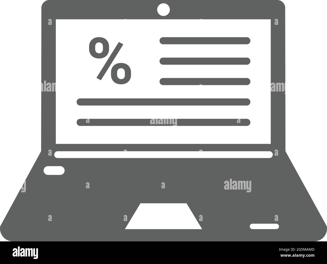 Online loan application icon - Vector EPS file. Perfect use for print media, web, stock images ...