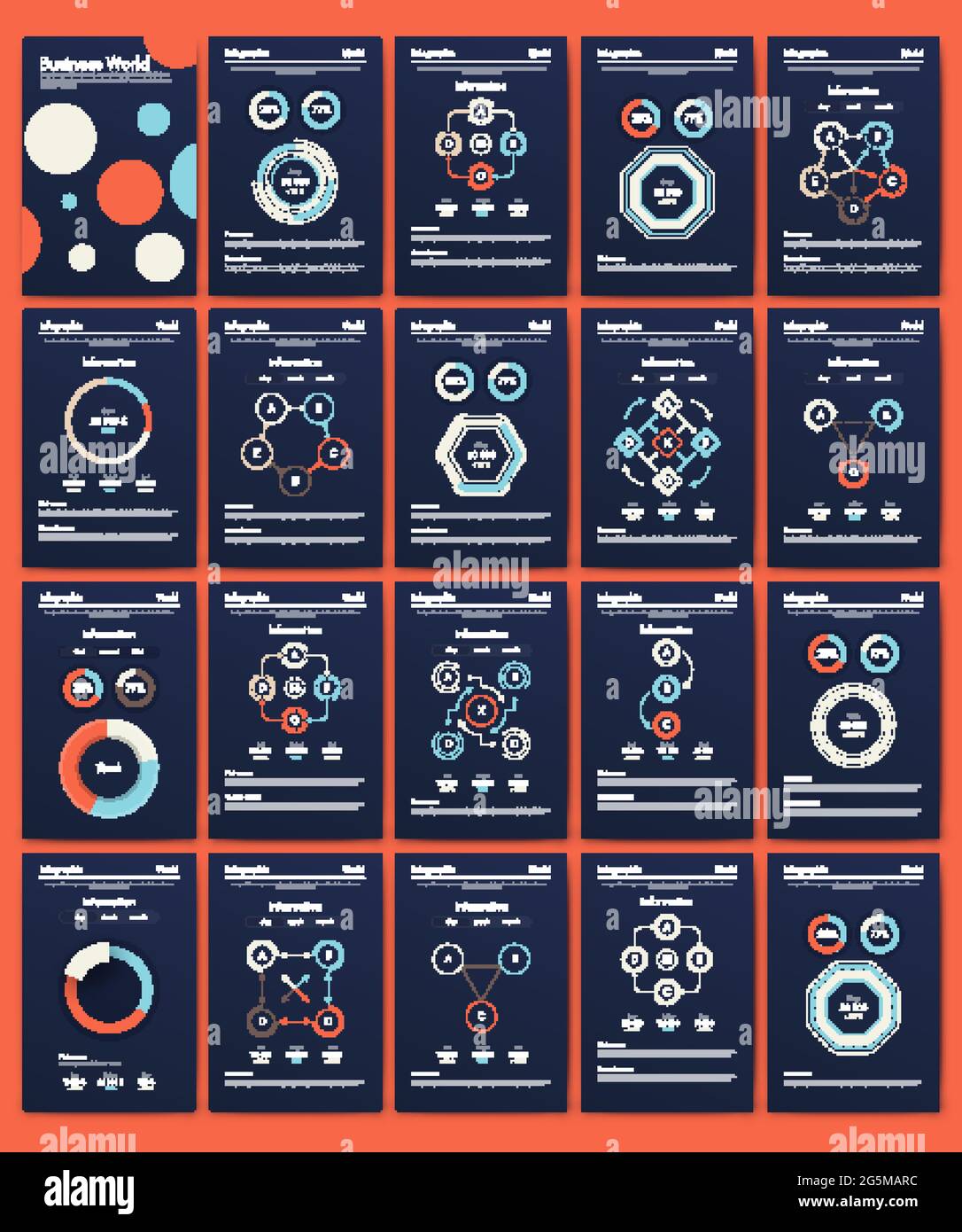 Modern infographic vector elements for business brochures. Use in ...