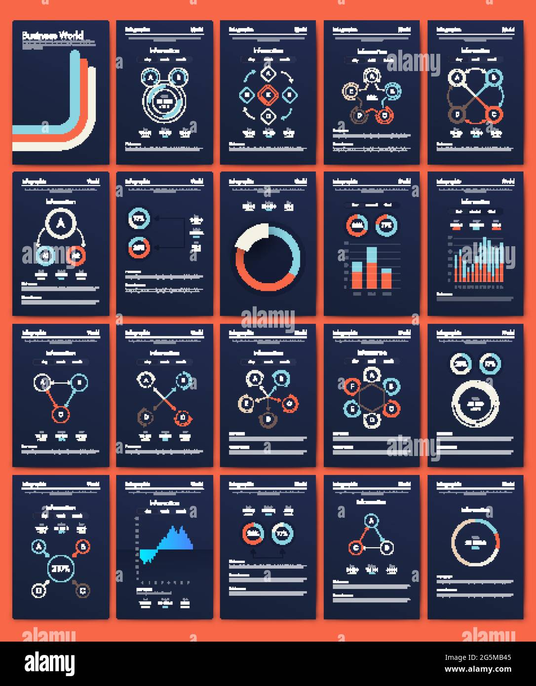 Modern infographic vector elements for business brochures. Use in ...