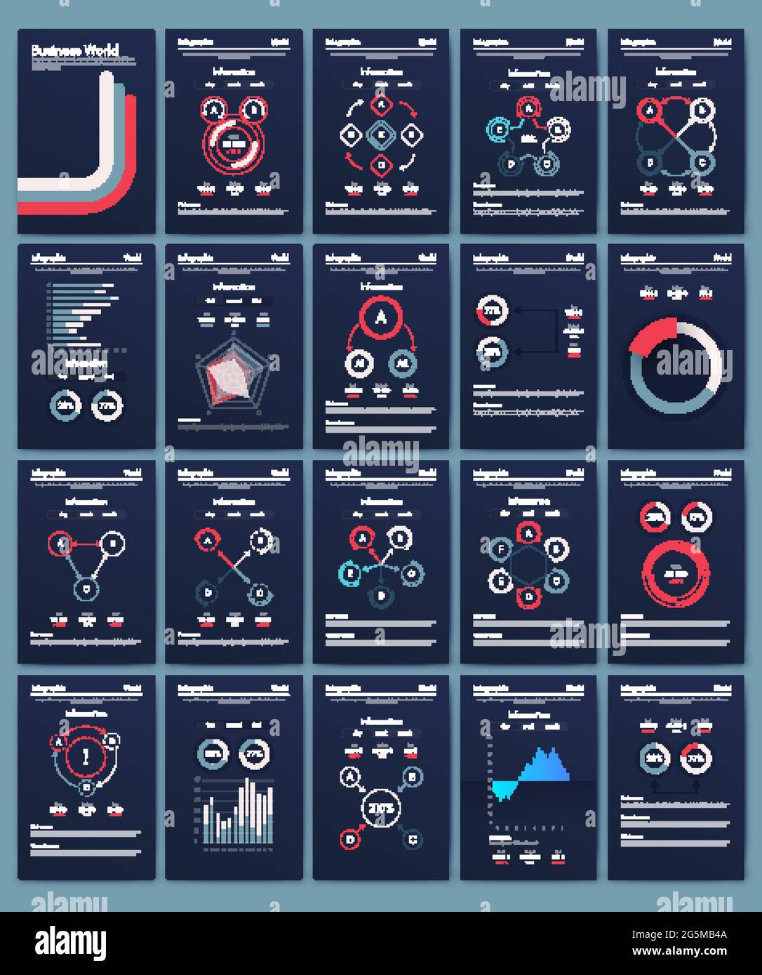 Modern infographic vector elements for business brochures. Use in ...