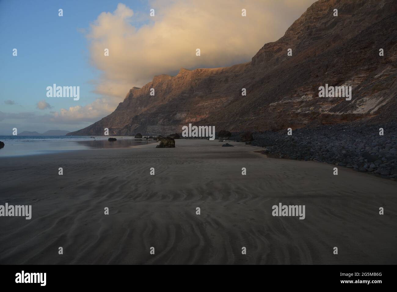 Nice view to a beach in Spain Stock Photo - Alamy