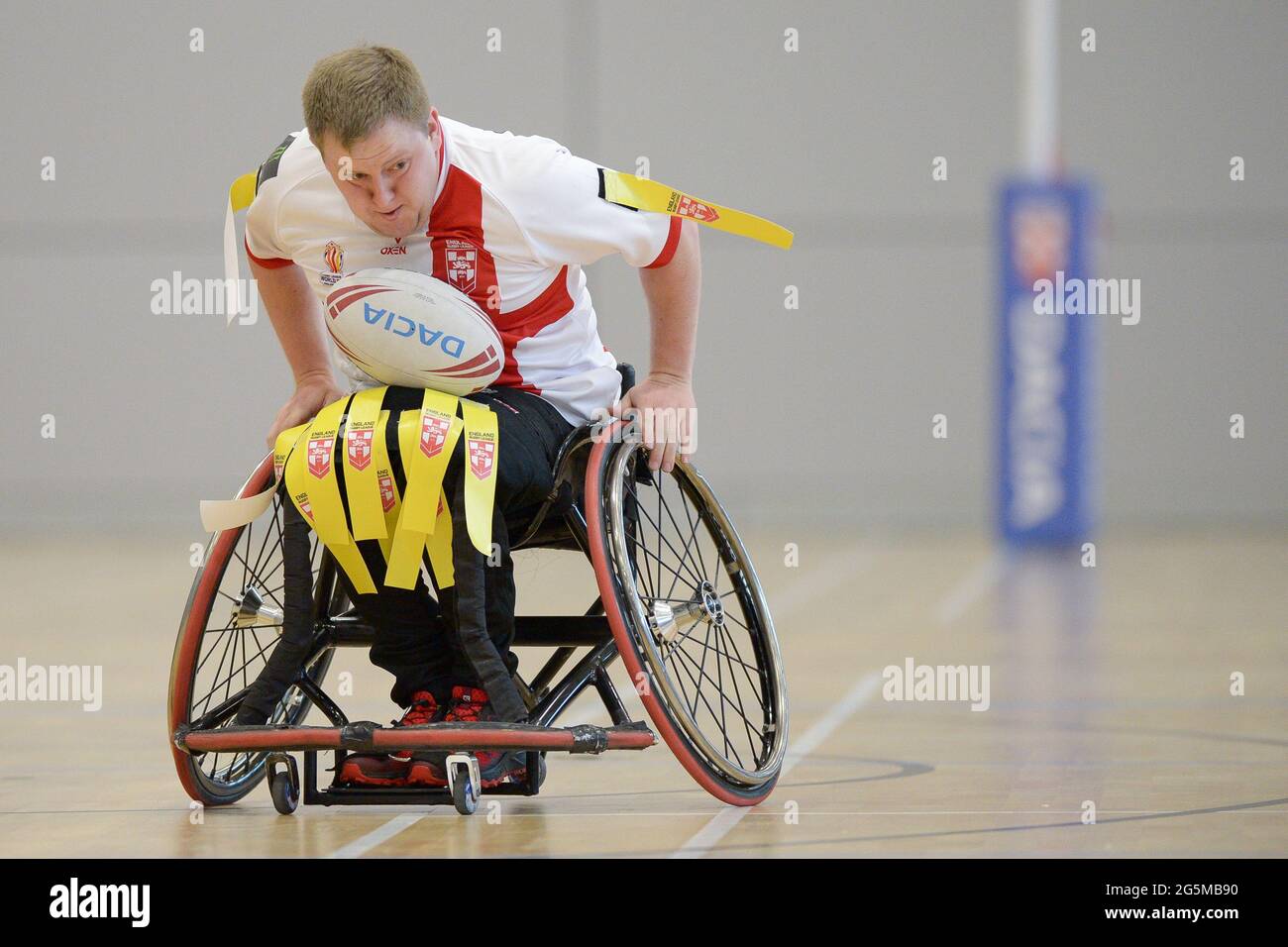 Sheffield, England - 26 June 2021 - Adam Rigby of England in action ...
