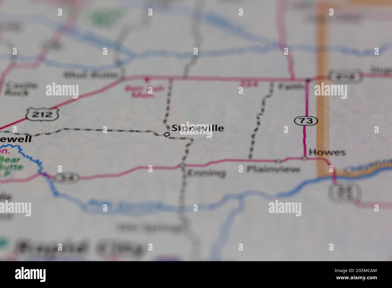 Map of stoneville hi-res stock photography and images - Alamy