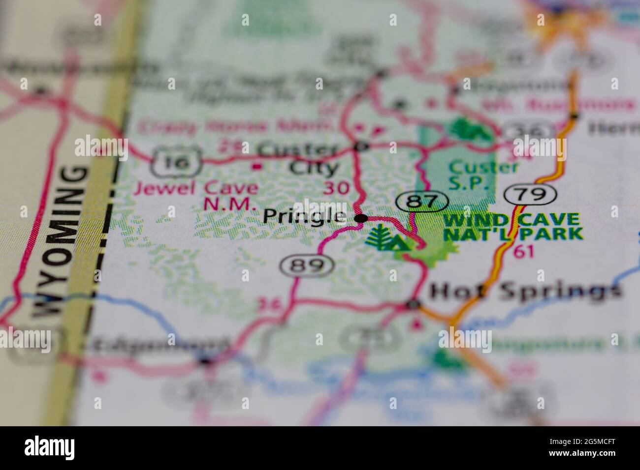 Map of pringle hi-res stock photography and images - Alamy