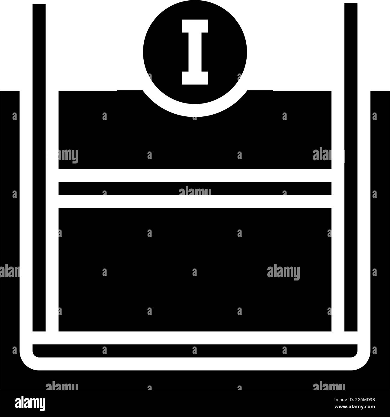 primary reinforcement glyph icon vector illustration Stock Vector Image ...