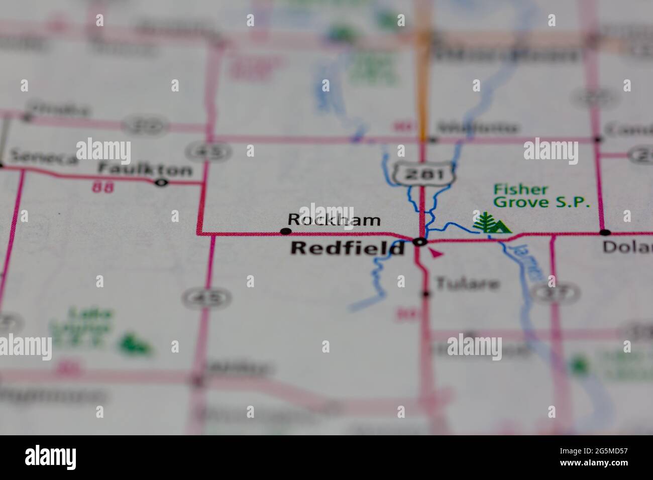 Map of rockham south dakota hi-res stock photography and images - Alamy