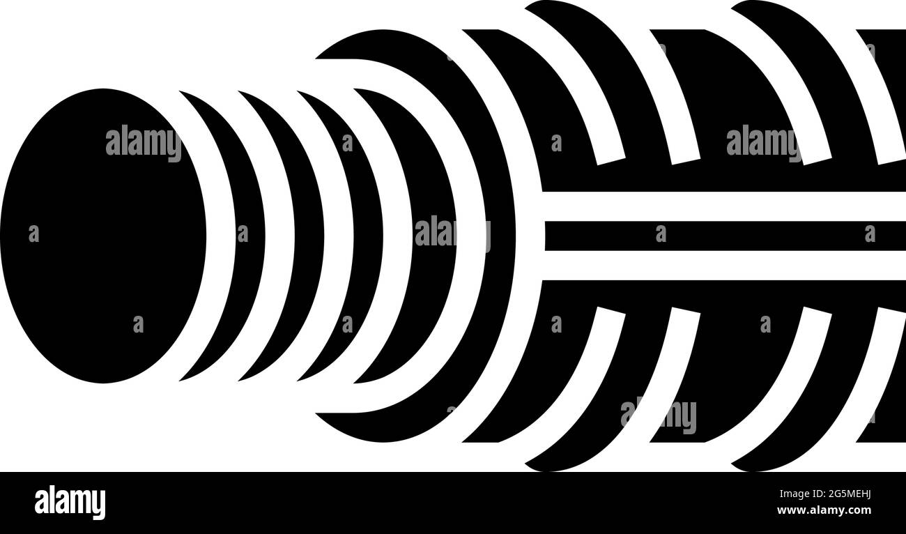 threaded fittings glyph icon vector illustration Stock Vector Image ...