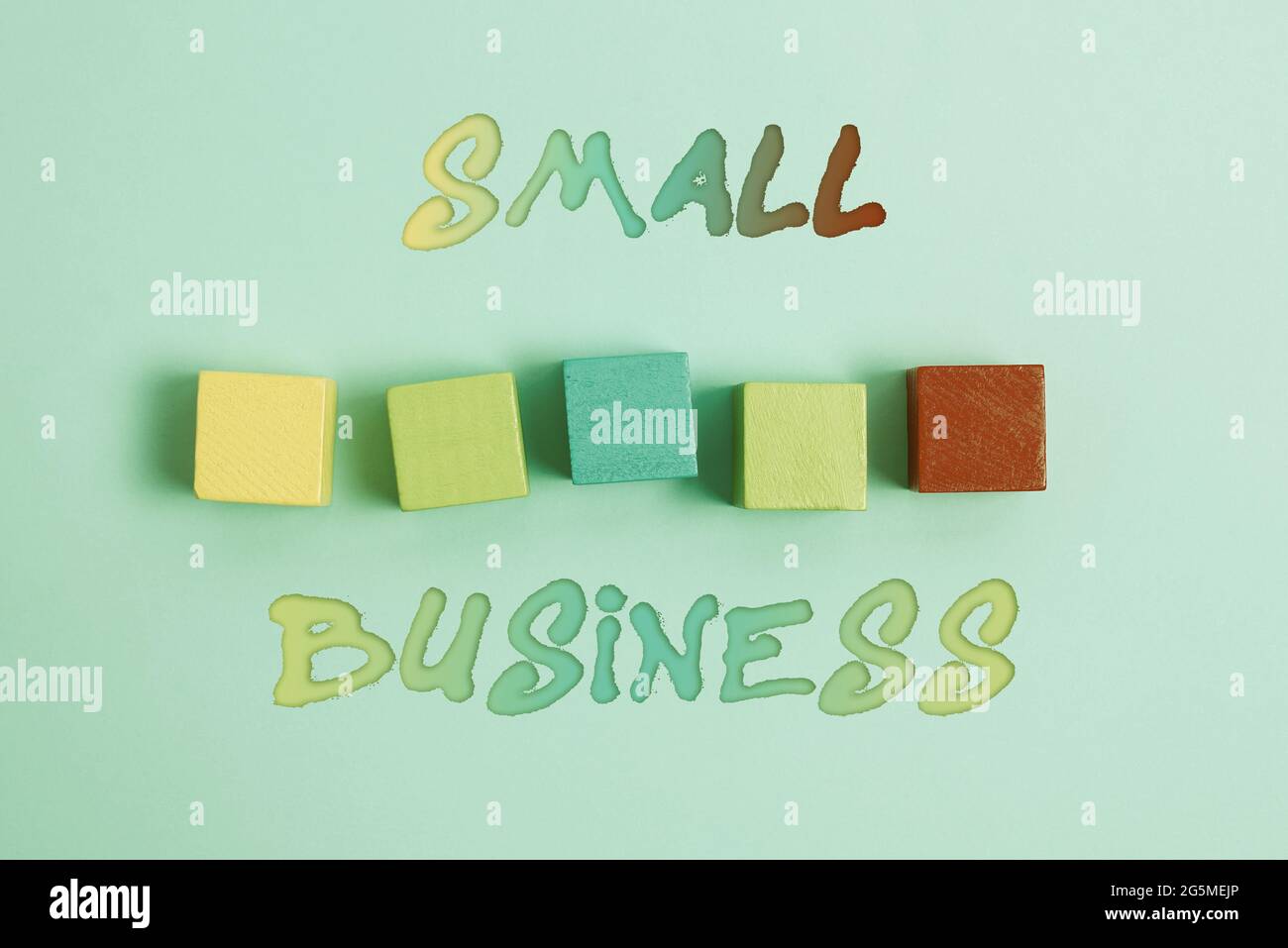 Sign displaying Small Business. Business concept an individualowned ...