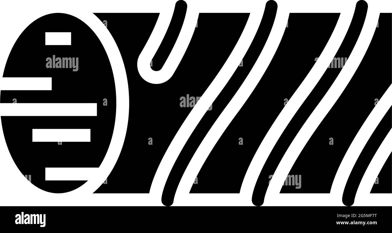 fiberglass reinforcement glyph icon vector illustration Stock Vector ...