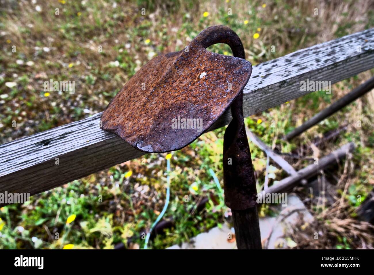 Old rusted spade, Conceptual photography, France Stock Photo - Alamy