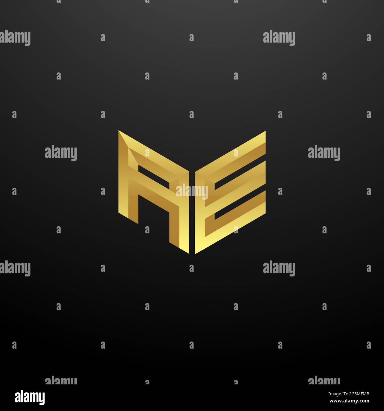 Letter ae logo icon Stock Vector Images - Alamy