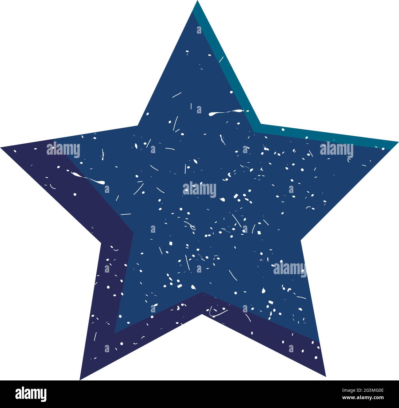 Blue star shape shining Cut Out Stock Images & Pictures - Alamy
