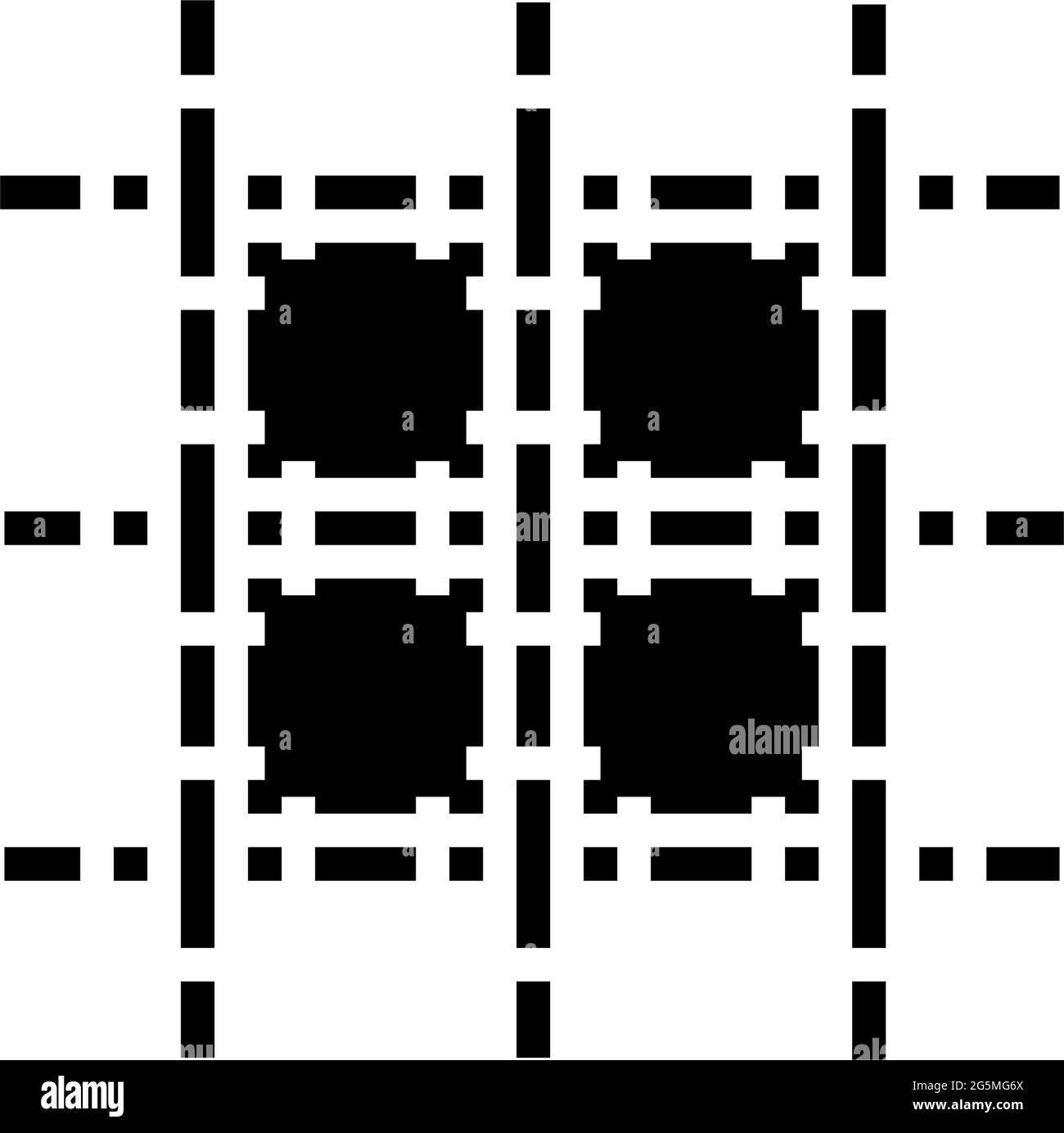 Welded wire mesh wwf glyph hi-res stock photography and images - Alamy