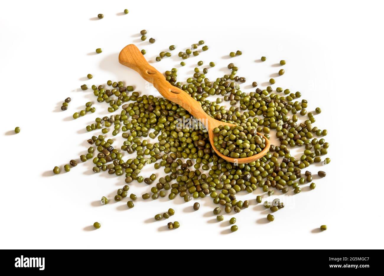 Wooden spoon dried green Cut Out Stock Images & Pictures - Alamy