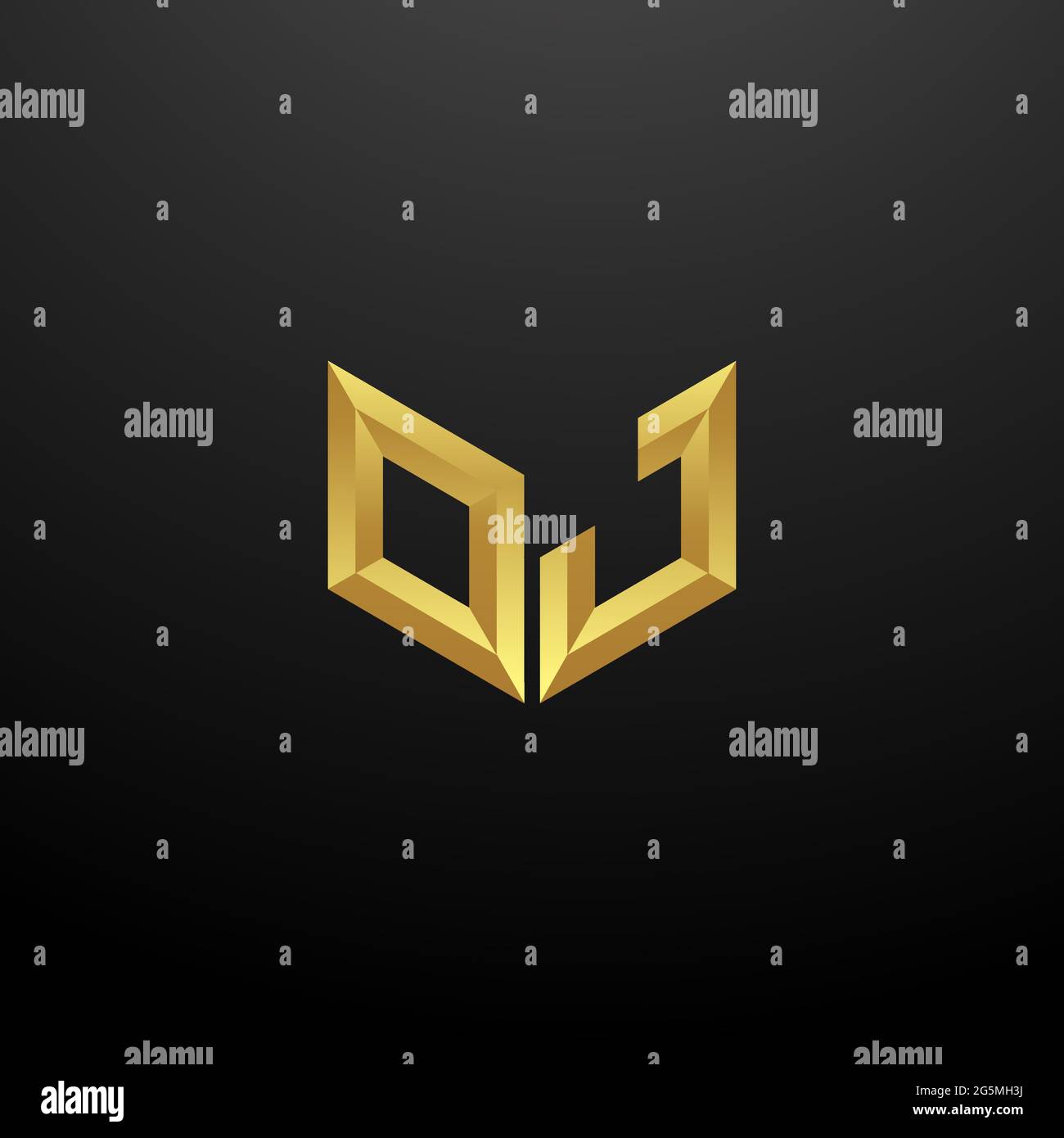 Letter oj logo Stock Vector Images - Alamy