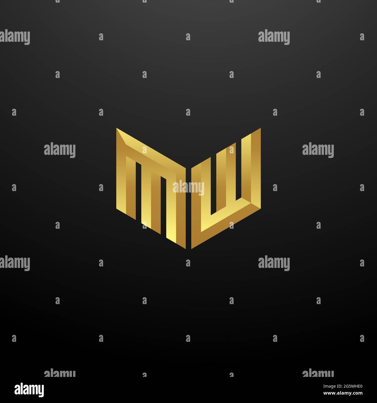 Mw logos Stock Vector Images - Alamy