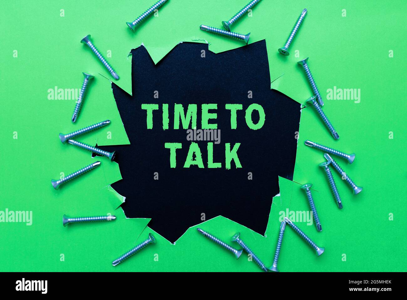 Writing displaying text Time To Talk. Word for to discuss with the an ...