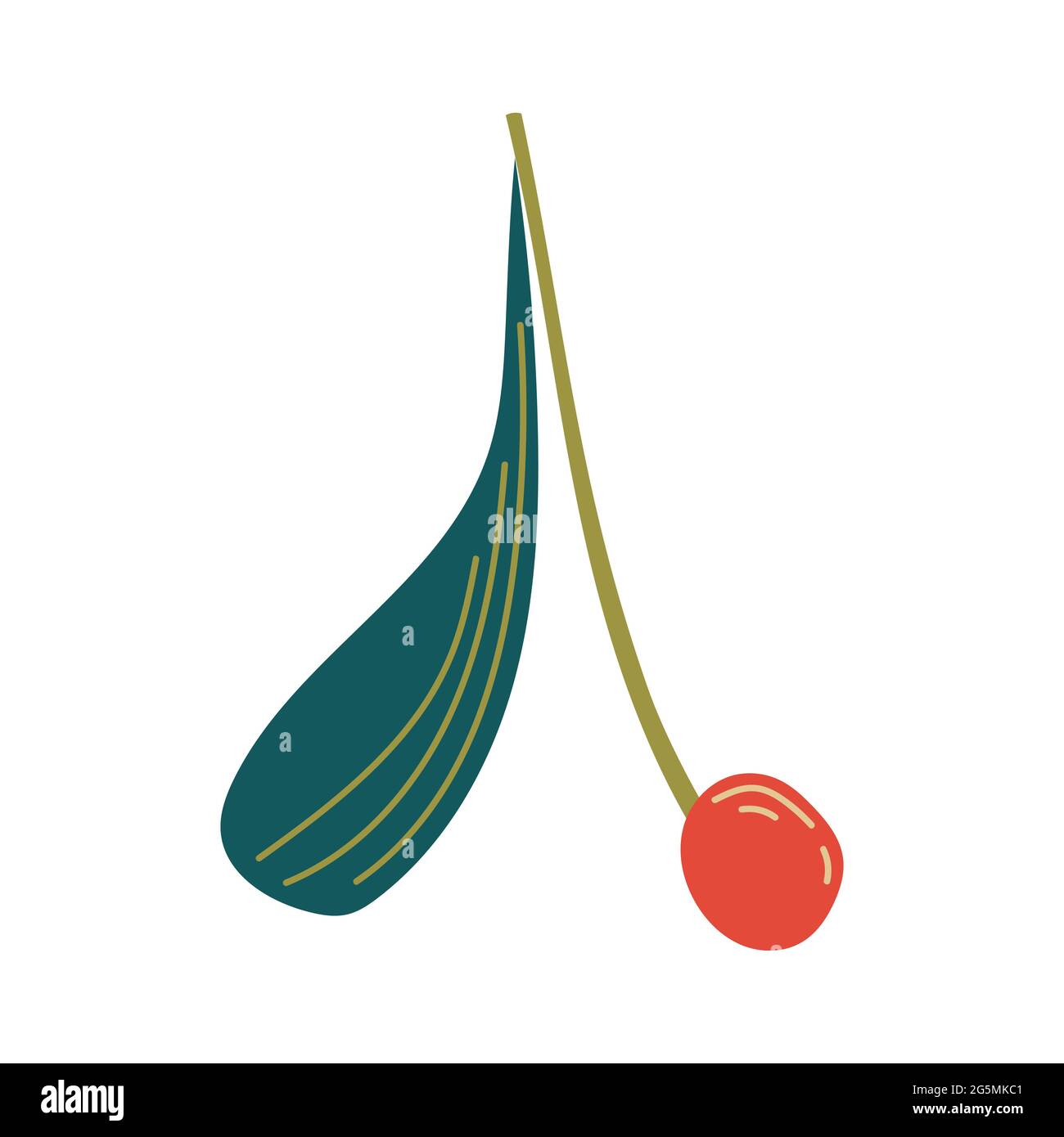 Cherry juice cherries vector illustration Stock Vector Images - Alamy