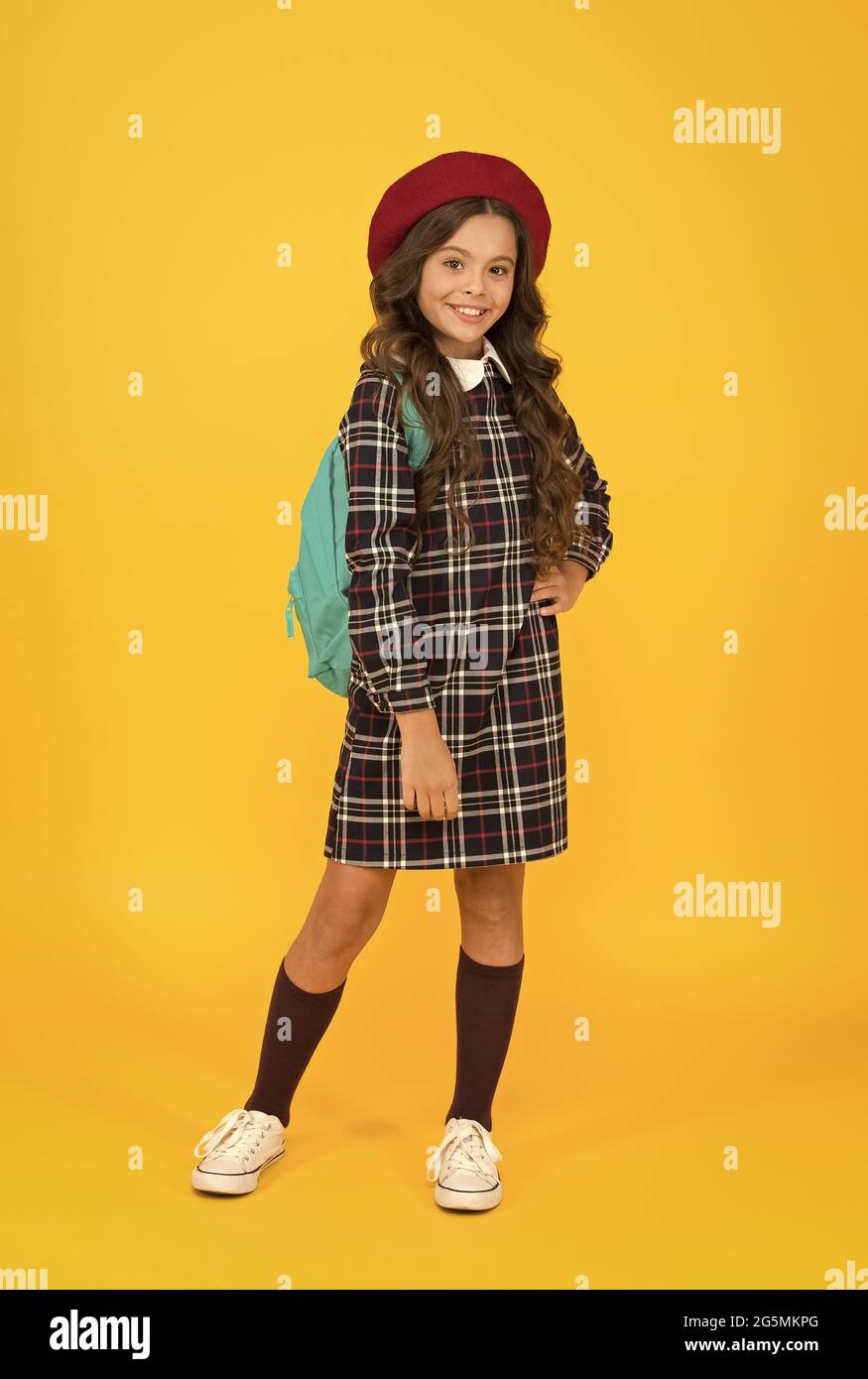 teen model. kid school fashion. cheerful child ready for schoolyear ...