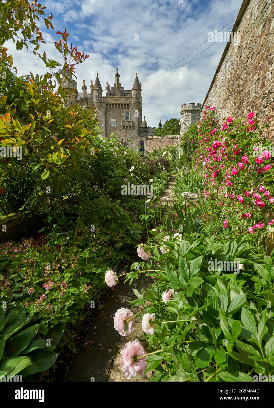Abbotsford house walled garden hi-res stock photography and images - Alamy