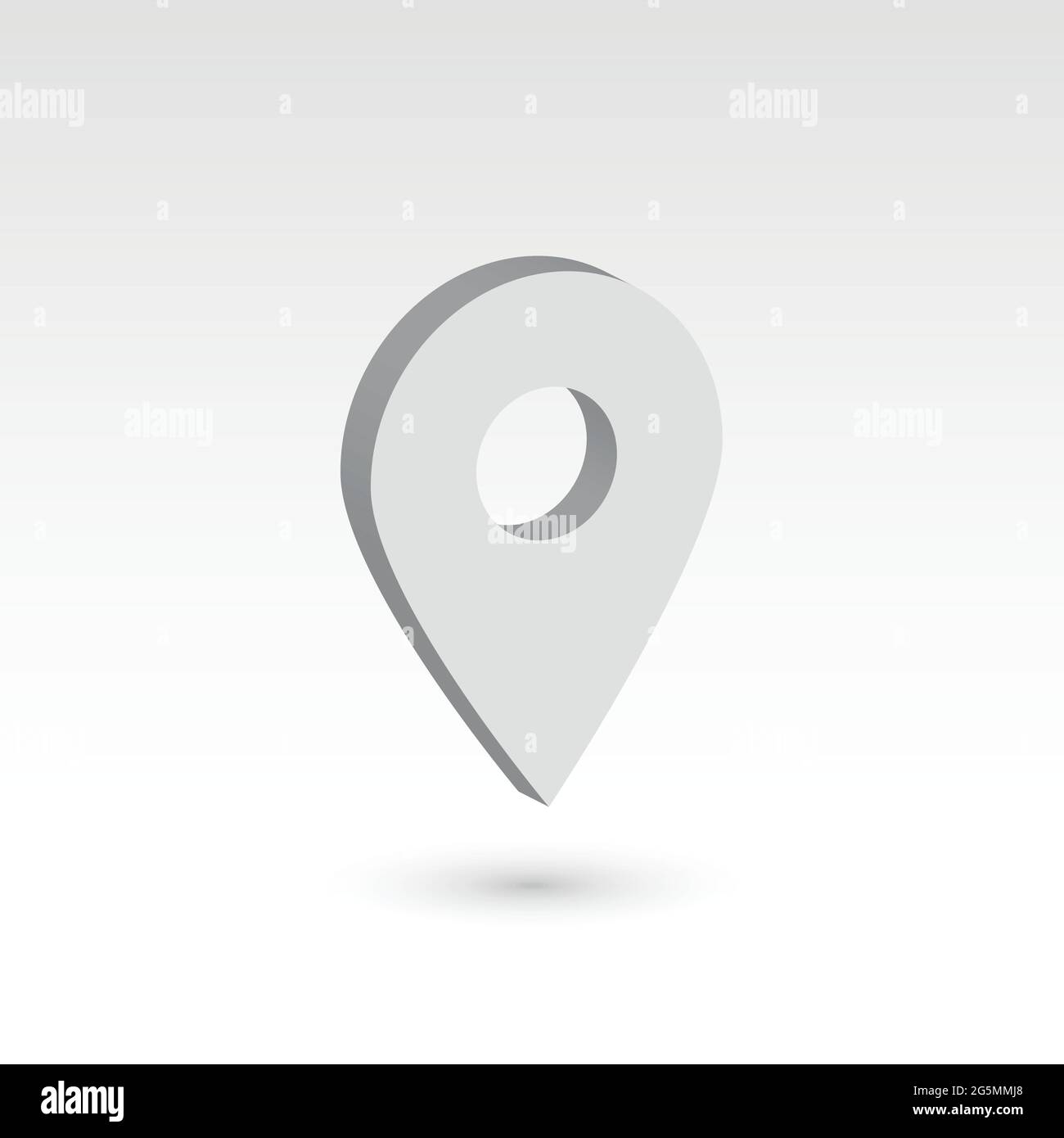 Map pointer - 3D vector object Stock Vector Image & Art - Alamy